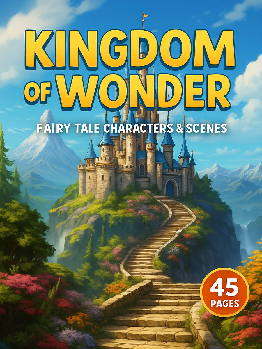 Kingdom of Wonder – 45 Fairy Tale Characters & Scenes - Neochic Kids